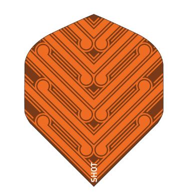 Manu Orange Dart Flight Set-Standard - Team Rhapsody