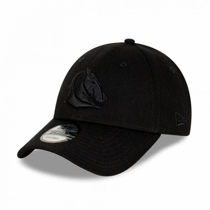 NRL Broncos New Era Snapback Cap Black/Black - Team Rhapsody