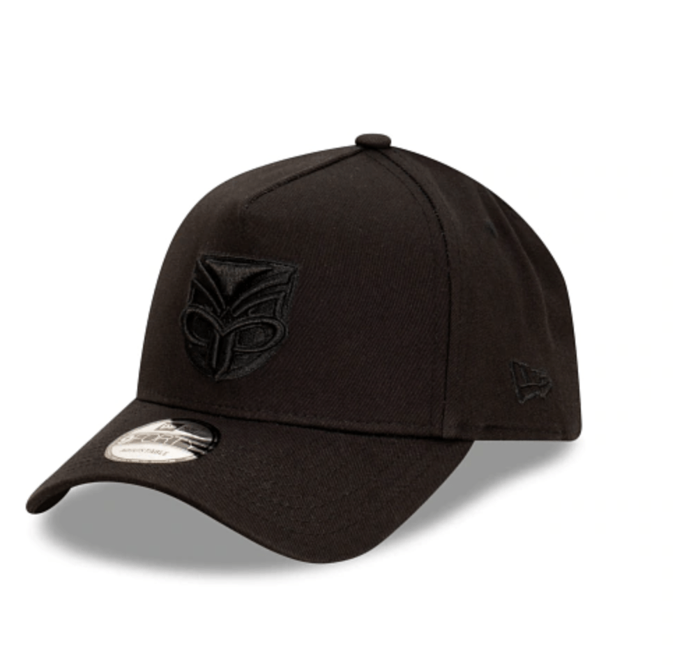 NRL Warriors New Era Snapback Cap Black.Black - Team Rhapsody