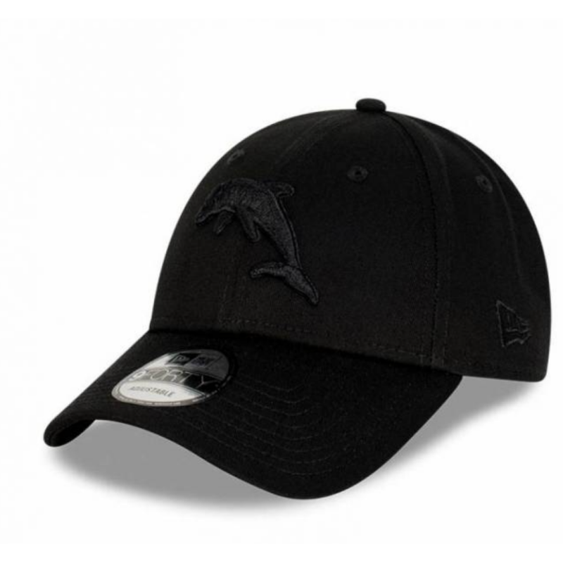 NRL Dolphins New Era Snapback Cap Black.Black - Team Rhapsody