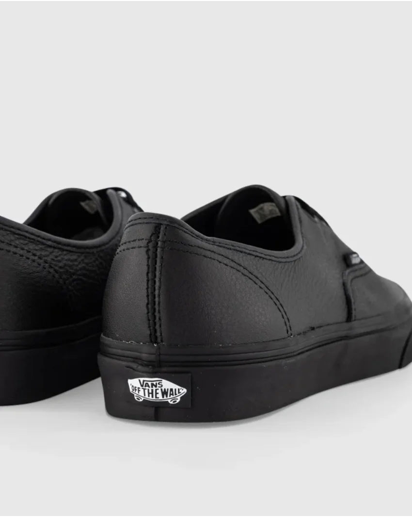 Vans Authentic Black Leather - Team Rhapsody