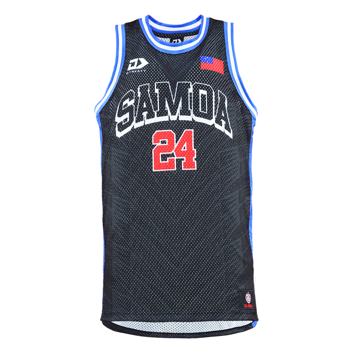 Samoa RL 2024 Basketball Singlet - Team Rhapsody