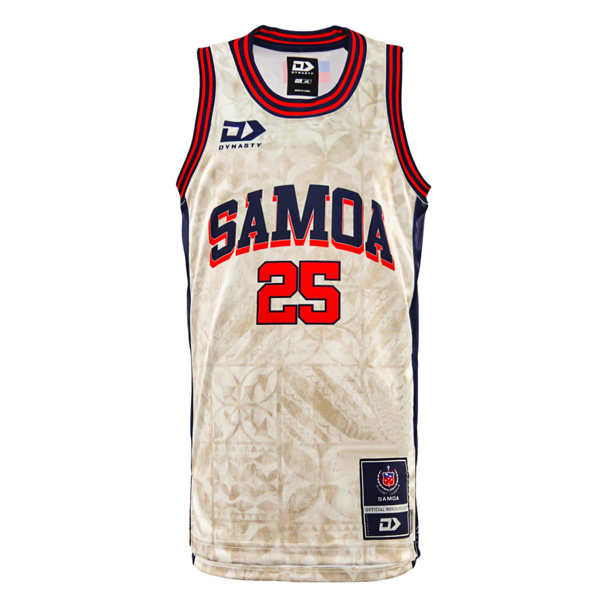 Samoa RL 2025 Basketball Singlet - Team Rhapsody